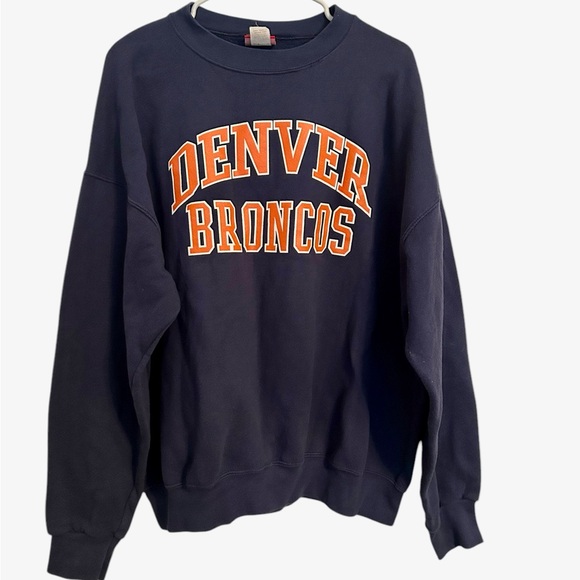 NFL | Sweaters | Vintage Denver Broncos Nfl Mens Xl Crewneck Sweatshirt ...